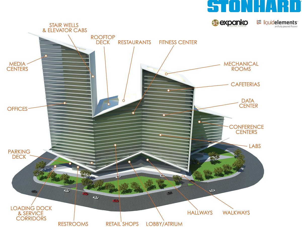 Commercial Flooring for Office Buildings | Stonhard